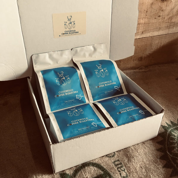 4 Pack Coffee Boxed Selection (Speciality) - Cotswold Coffee Roasters